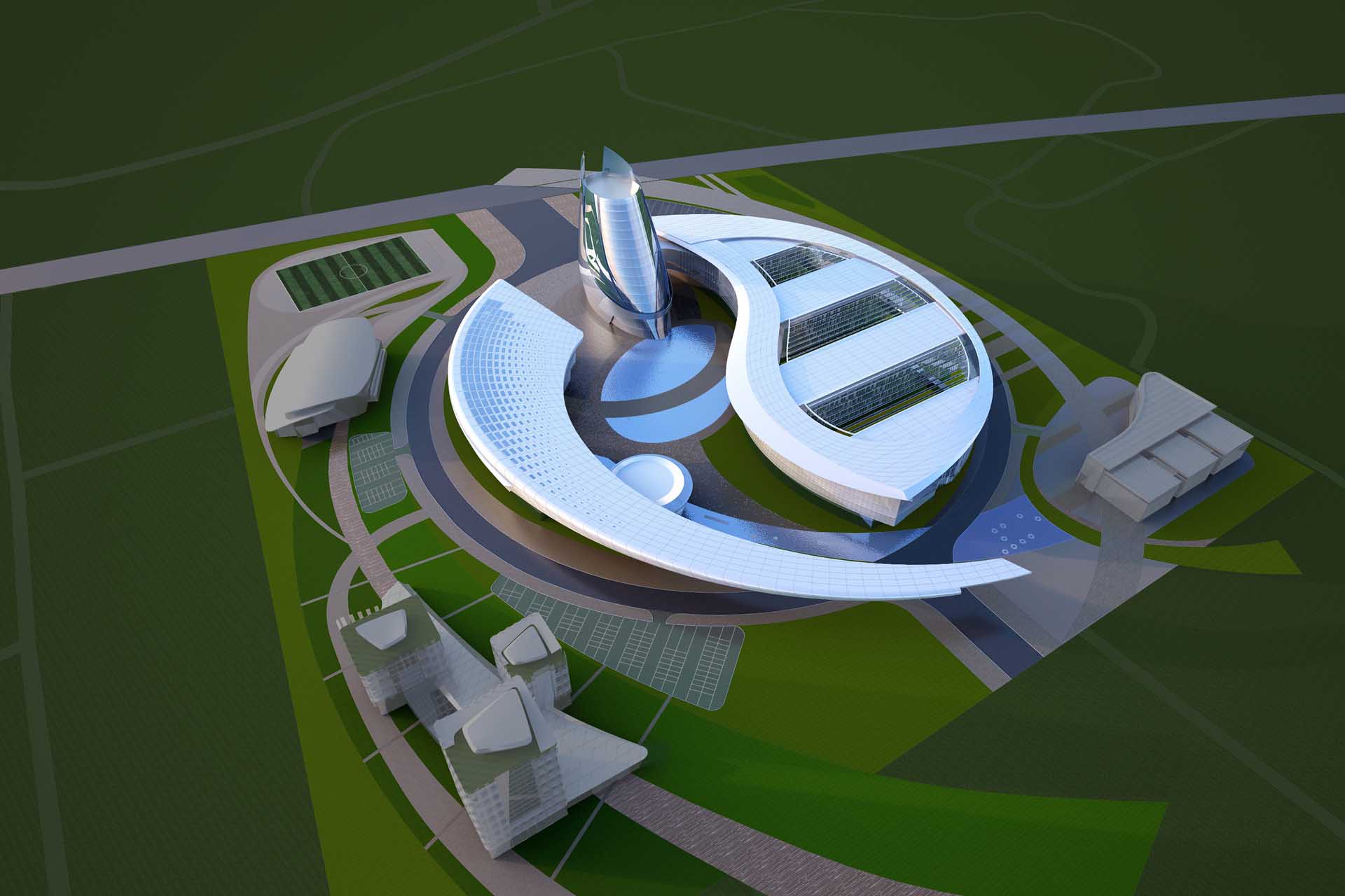 Azerbaijan States Oil Academy Master Plan - All - PROJECTS - heerim